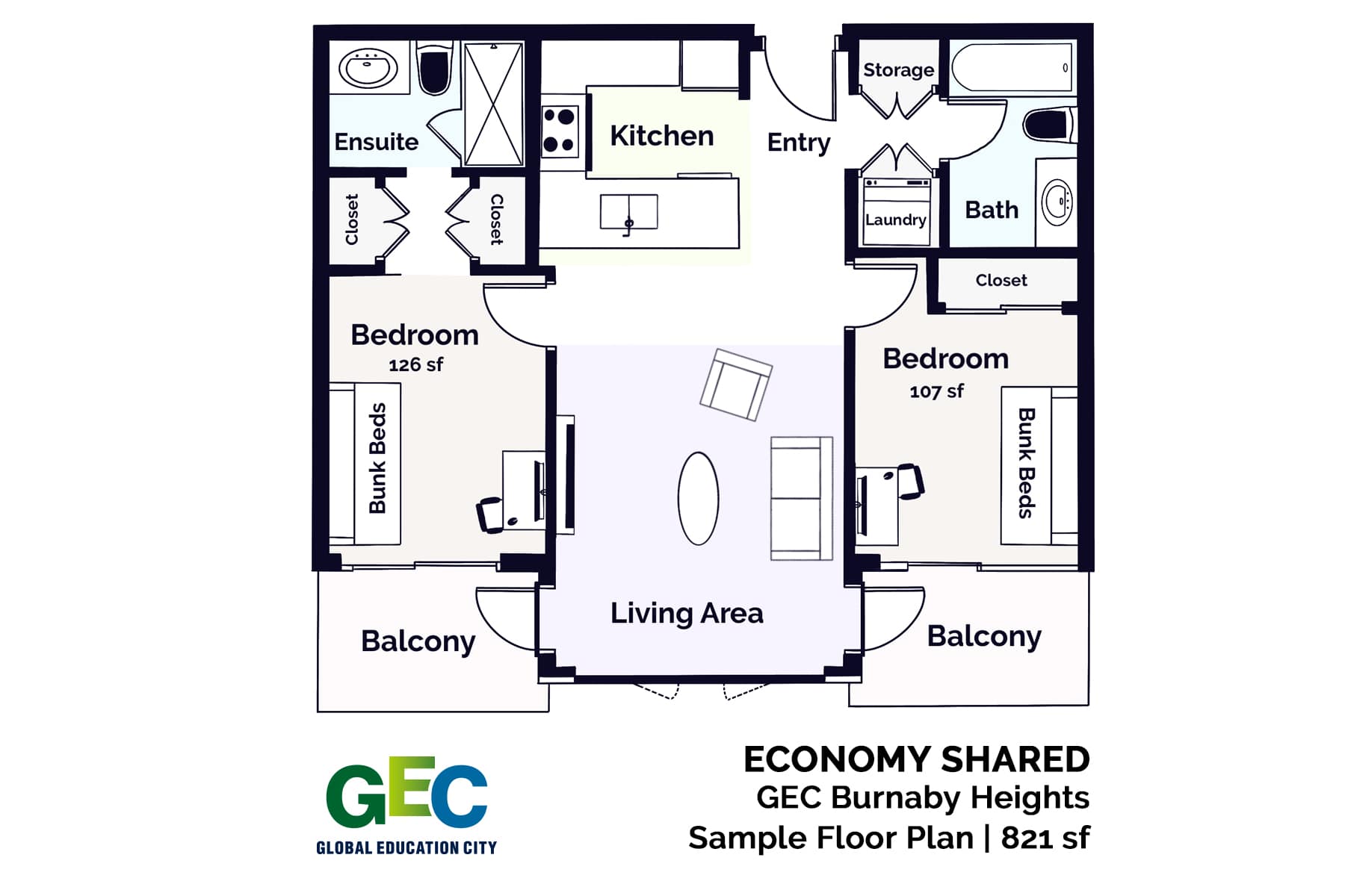GEC Burnaby Heights: Student Residence Near SFU, FIC & BCIT