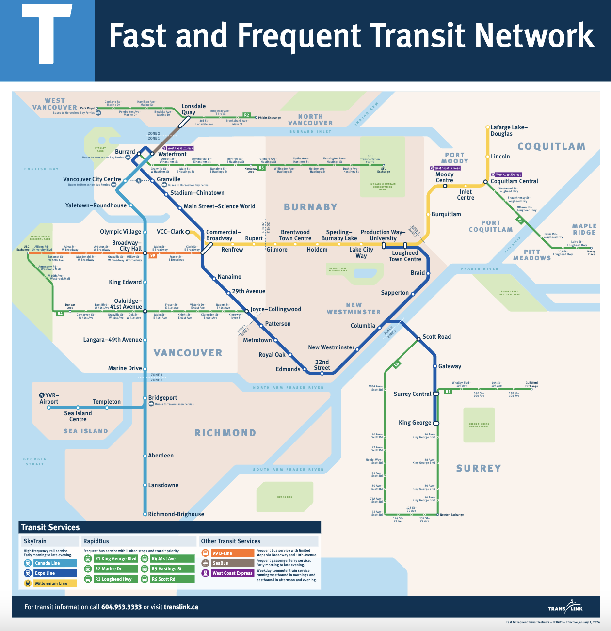 Ultimate Guide to UBC and Vancouver Transit: Buses, SkyTrain, Car ...